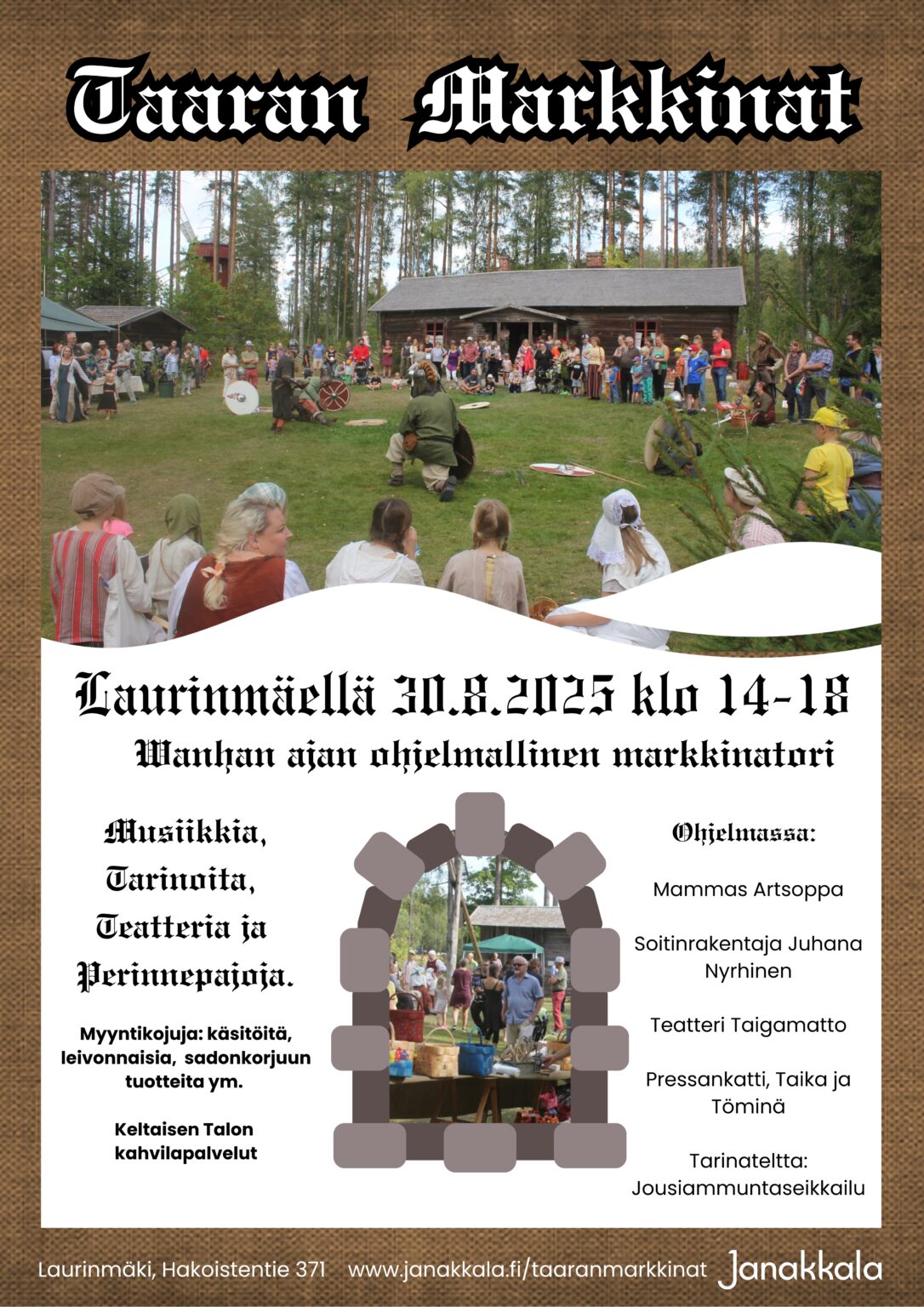 Taaran Markkinat Laurinmäellä 30.8.2025 - Janakkala