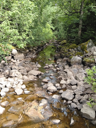The new submerged weir of Lake Suojärvi outflow channel has been ...
